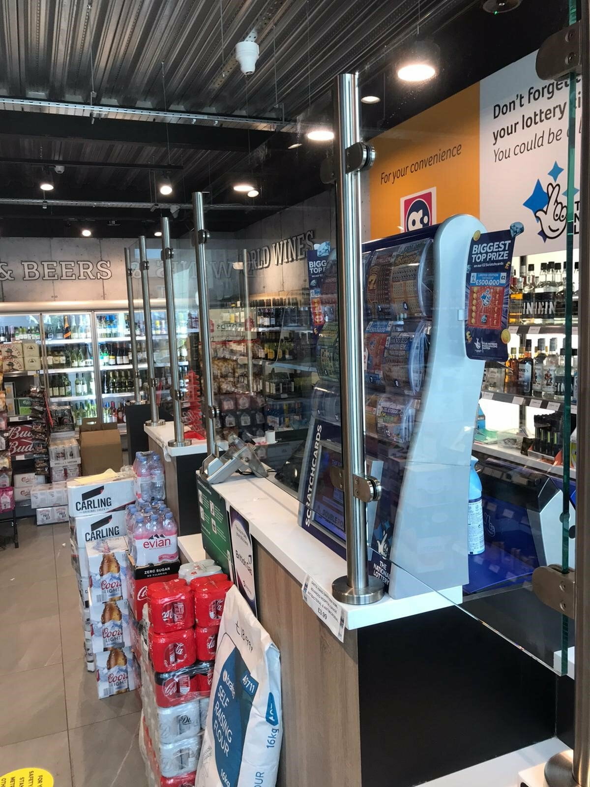 Glass Counter Screen - Sky Railing, for quality glass balustrade ...