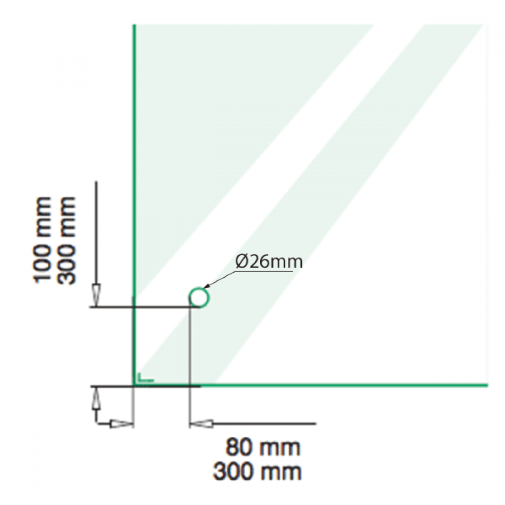 ADJUSTABLE GLASS ADAPTER, Ø50MM x 30mm, EASY GLASS - Sky Railing, for ...